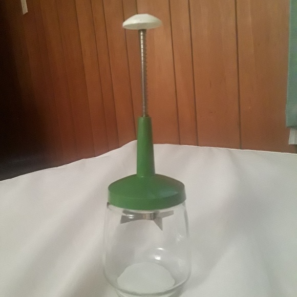 Kitchen | Vintage Glass Slap Chop With Cutting Board | Poshmark